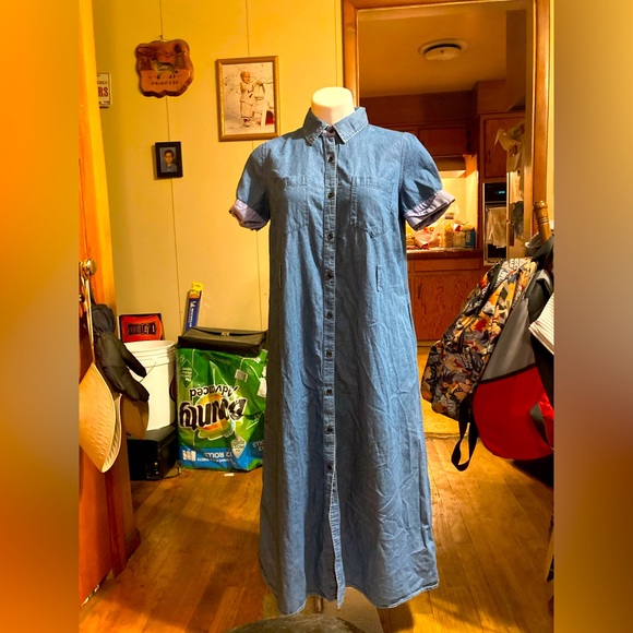 Who What Wear Dresses Who What Wear Denim Dress Poshmark 9457
